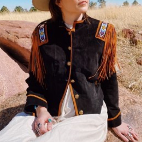 New Frontier | Jackets & Coats | Vintage Frontier Range Rider Fringe ...